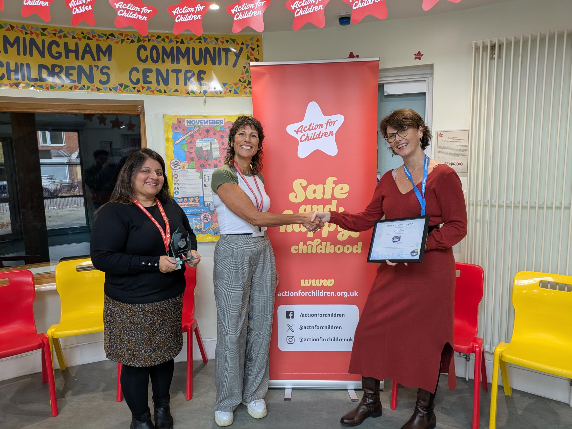 Action for Children Awarded Carer Friendly Employer Commitment Mark by ...
